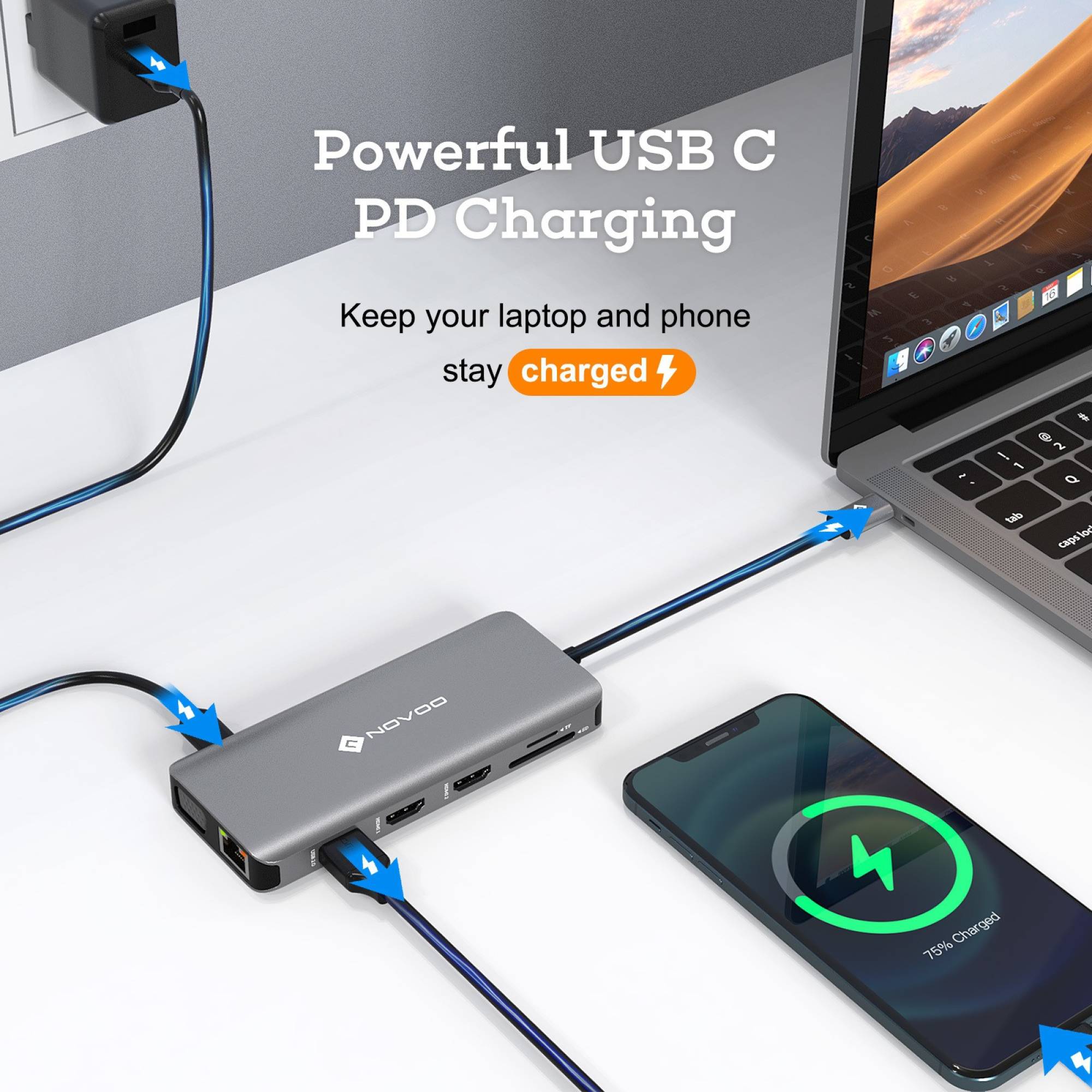 Buy Novoo 11-in-1 USB 3.0 Type C to USB 3.0 Type A, USB 2.0 Type A, USB ... Buy Novoo 11-in-1 USB 3.0 Type C to USB 3.0 Type A, USB 2.0 Type A, USB ...